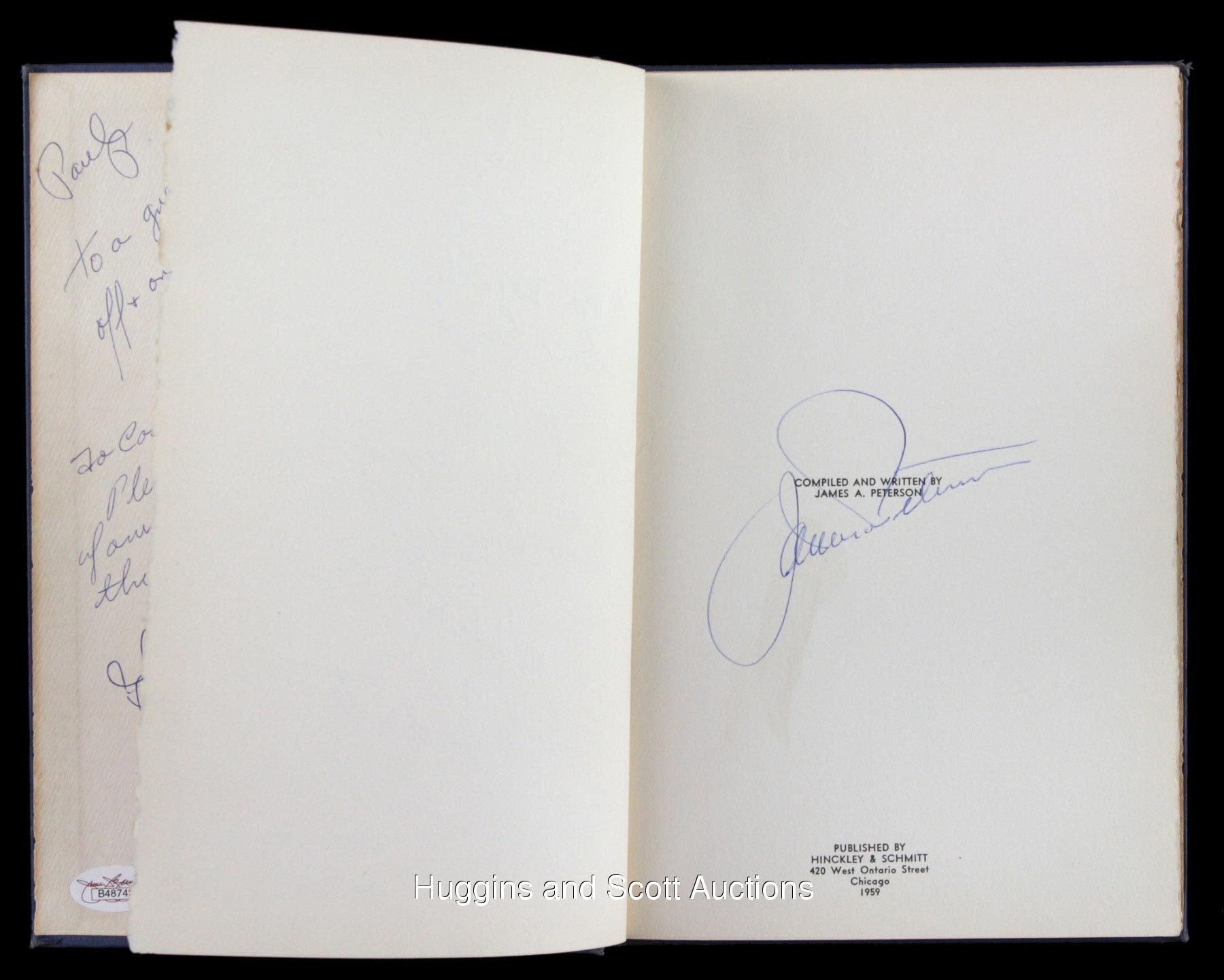 Huggins And Scott Auction Archive